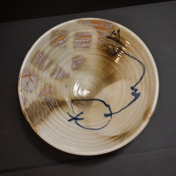 Artisan | Art | Artistic Ceramic Bowl With Abstract Design | Poshmark